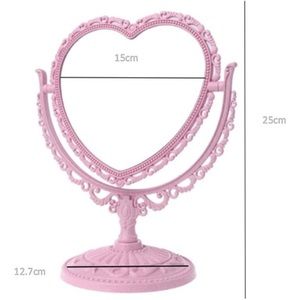 Boutique | Bath | New Fall In Love Heart Vanity Mirror Pink | Poshmark